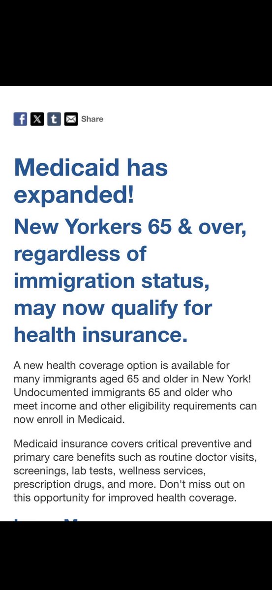 @RitchieTorres The State “funded” Medicaid program, you’re referring to ...