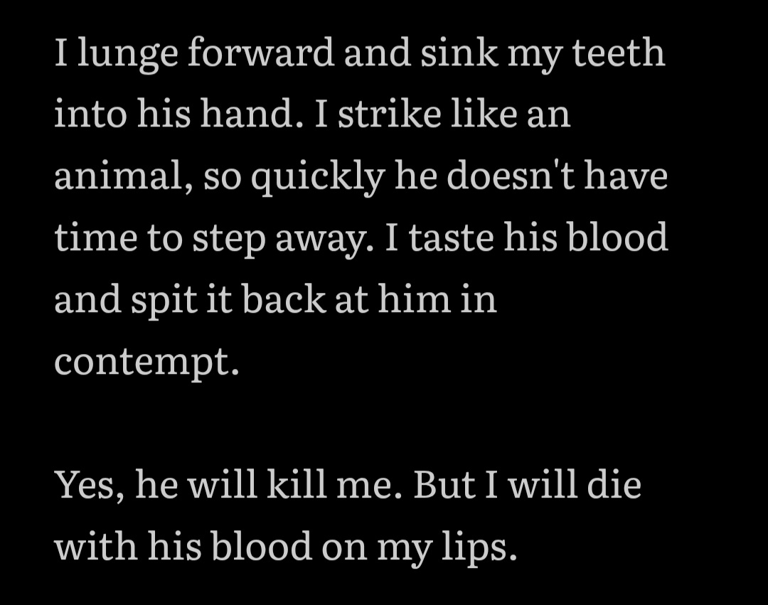 Bite the hand. One of my favorite passages from Star Wars Journal ...
