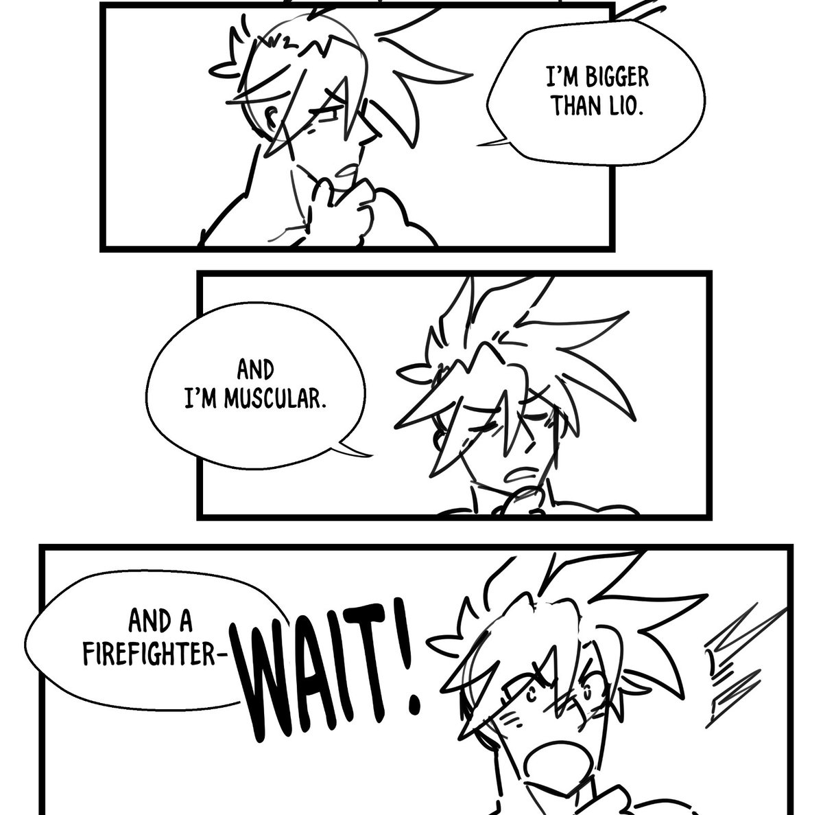 old comic from a few years ago #promare #galolio