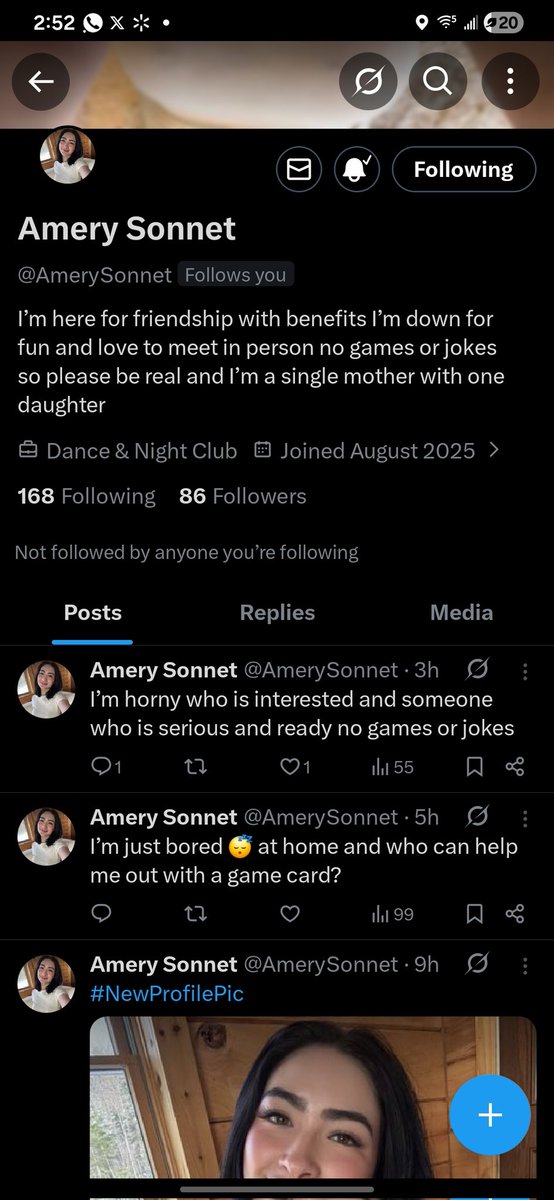 This person isn't who she says she is . The photo is of someone else ...