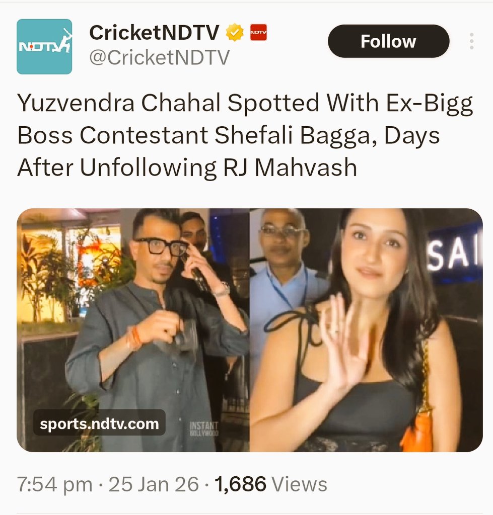 “Yuzvendra Chahal bus ladkiyo ke…”: Fans troll India's spinner amid ...