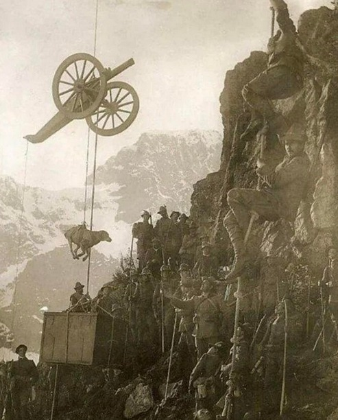 The Italian front of WW1 has this awesome rugged frozen alpine frontier ...