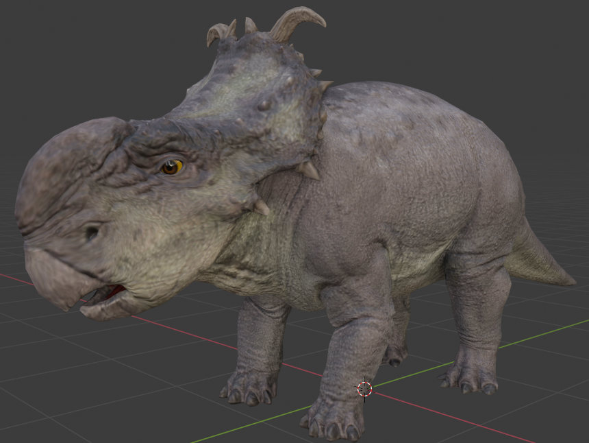 Chaos Theory Pachyrhinosaurus 0453