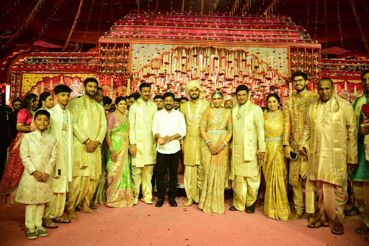 Malla Reddy Daughter Wedding Teegala Meets CM Naidu Declares He Will