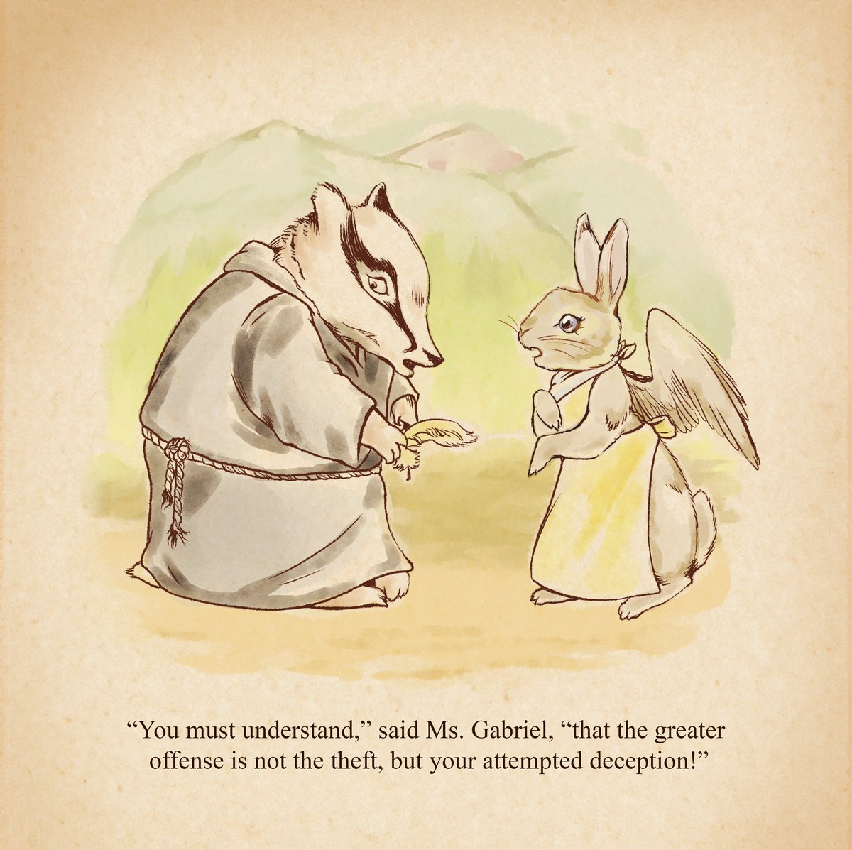 AUctober Day 27: Beatrix Potter! 🐰 👕 Oh my, the world is full of quaint ...