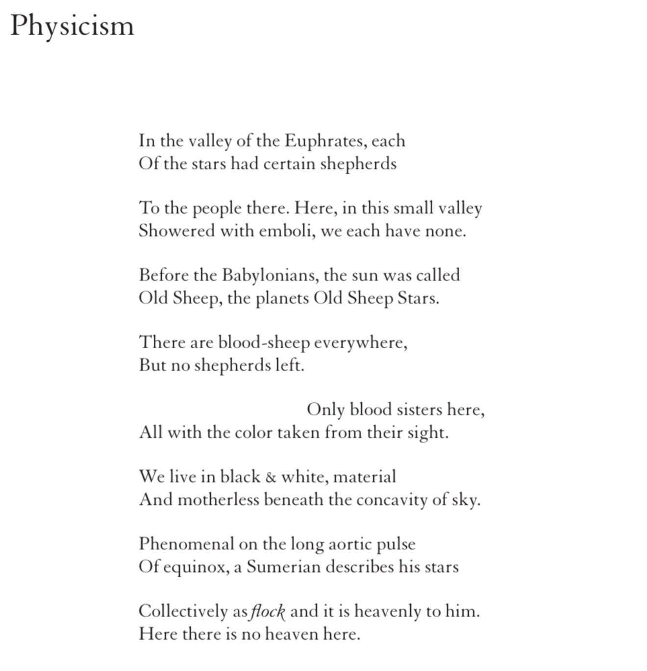 Contemporary Sonnets