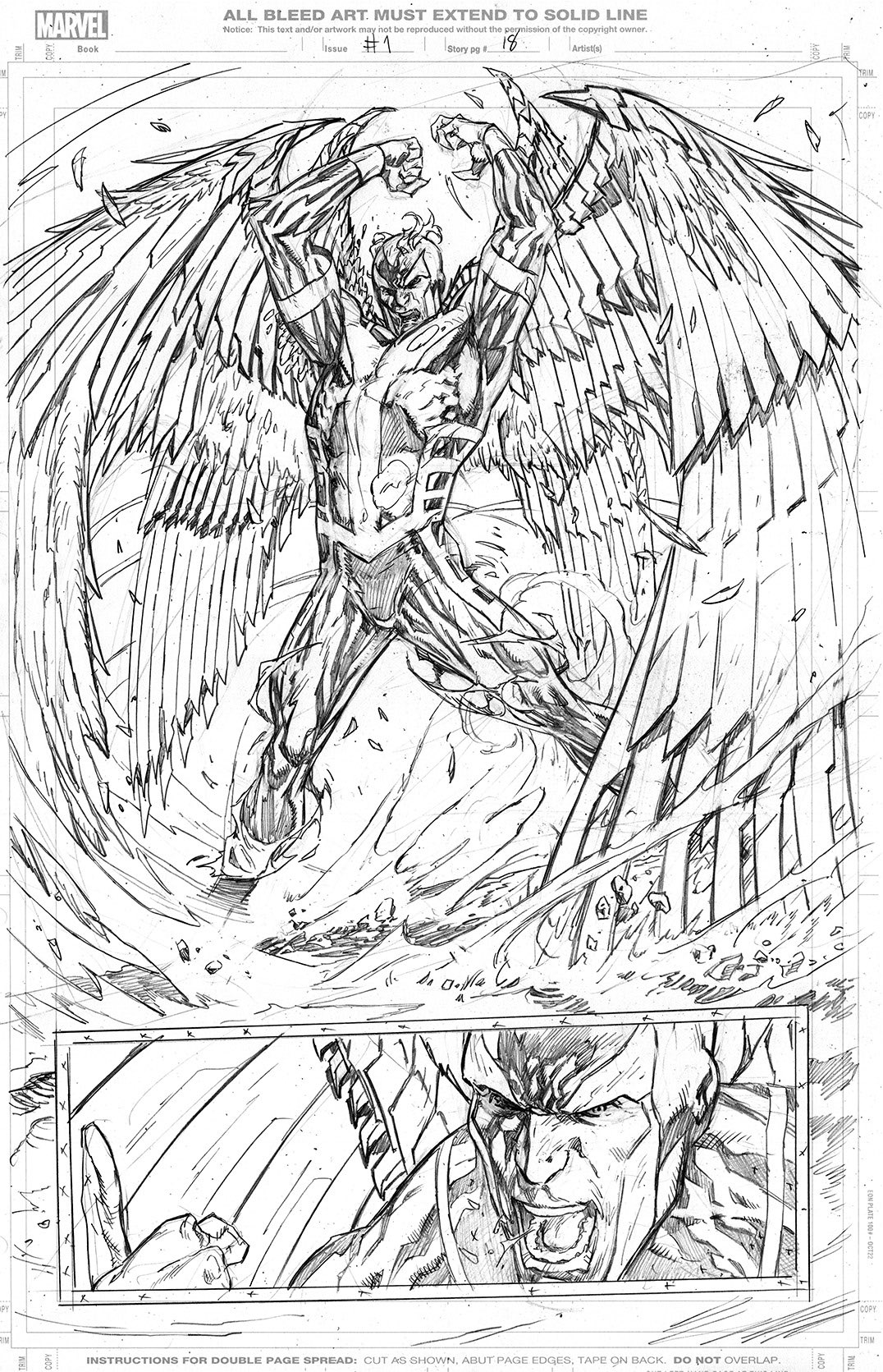 Archangel X Men Drawing