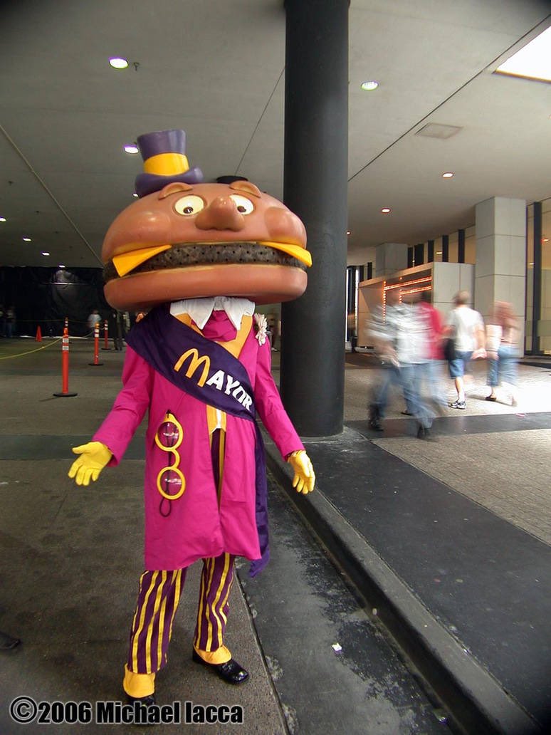 Mayor Mccheese Filming In McDonaldland. McDonald's. Oh My! It's