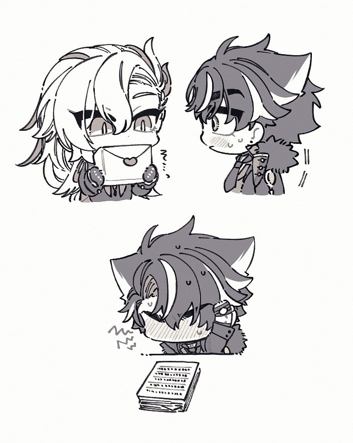 「ヌヴィリオまとめ14 | おにこ #pixiv https://t.co/3eKFMiApH5 まとめた〜 」おにこの漫画