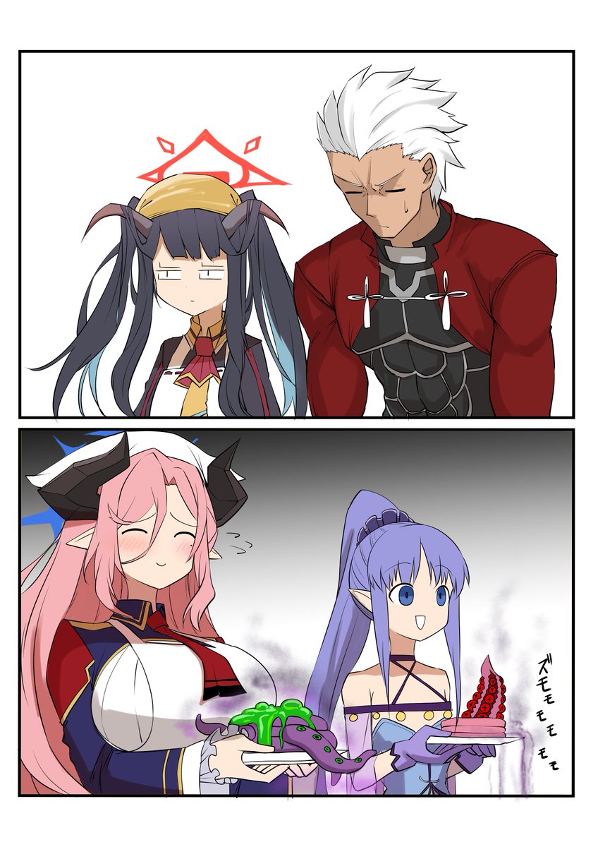 ブルアカ「パンケーキ #ブルアカ #FGO 」丸々。/c106 1日目 西ま−42bの漫画