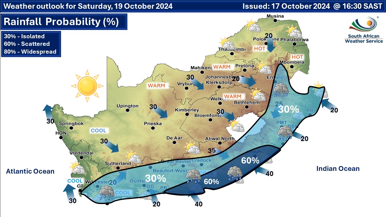 Weather Forecast South Africa Map South Africa's Weather And Climate