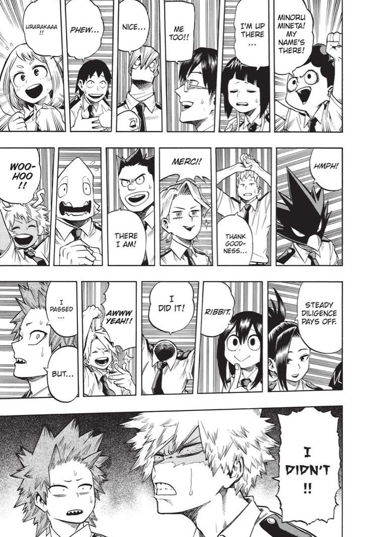 「i love that in this page the first person to notice bakugo s」sai 🍥の漫画
