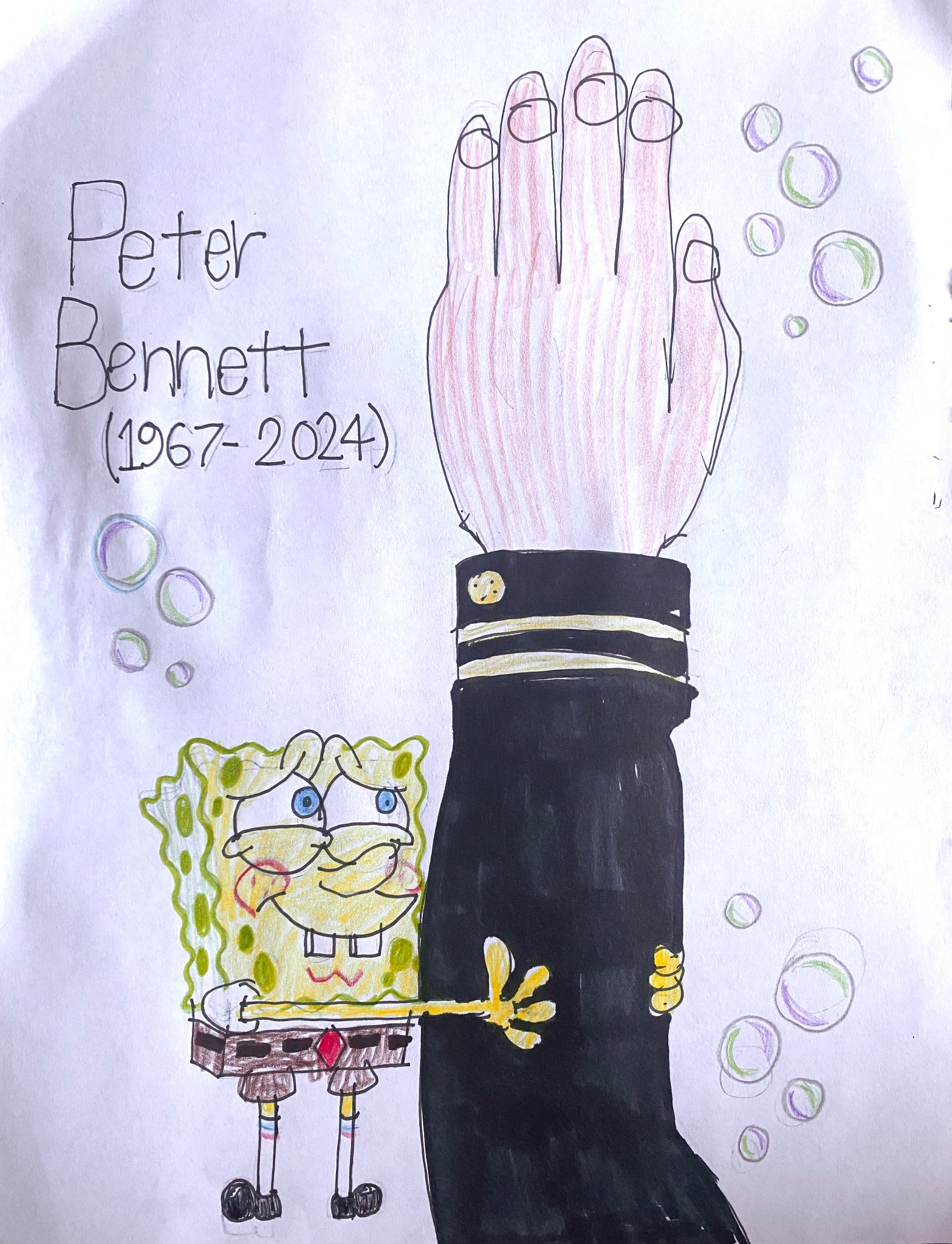 Spongebob Hebt Die Hand