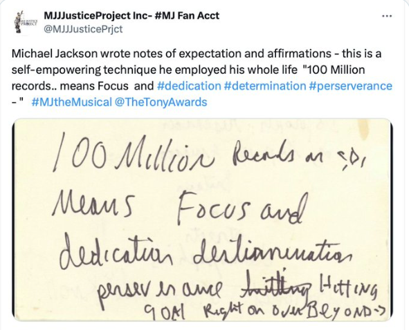 Michael Jackson Handwriting Analysis