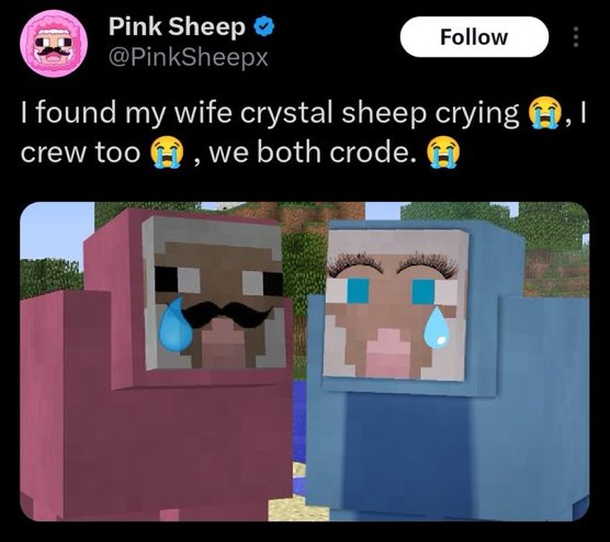 Crystal Sheep Minecraft