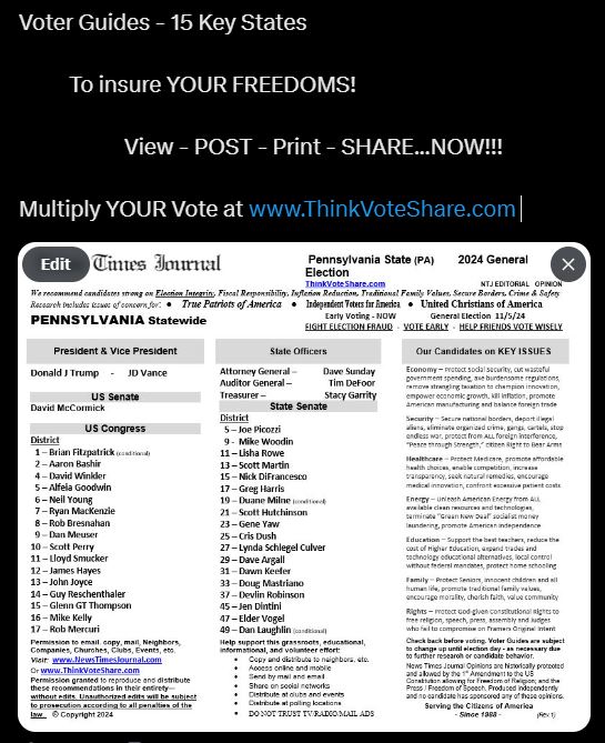 New Times Journal - A time-honored source of responsible conservative ...