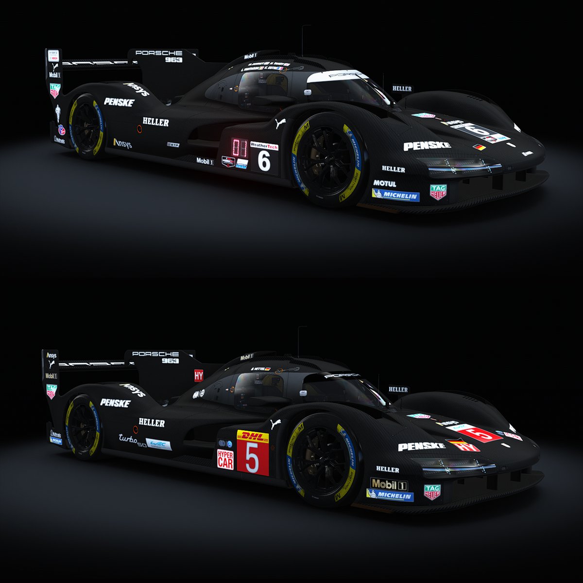 2024 Porsche Penske Motorsport | Porsche 963 LMDh/RSS MP-H Protech P96 ...