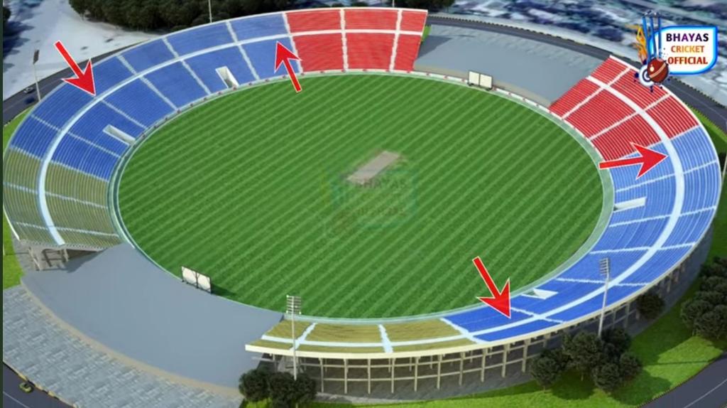Gaddafi Stadium Gaddafi Stadium: Stunning Drone View In Lahore