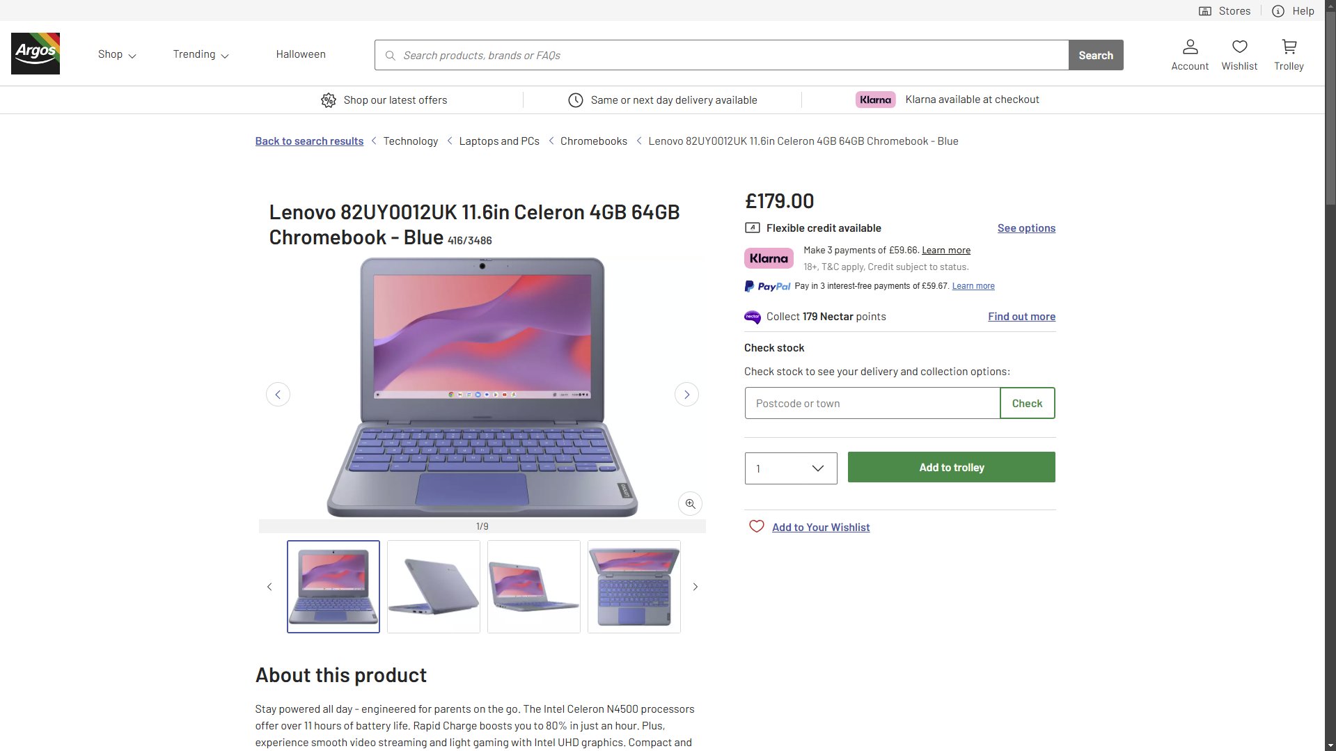 Laptops Argos