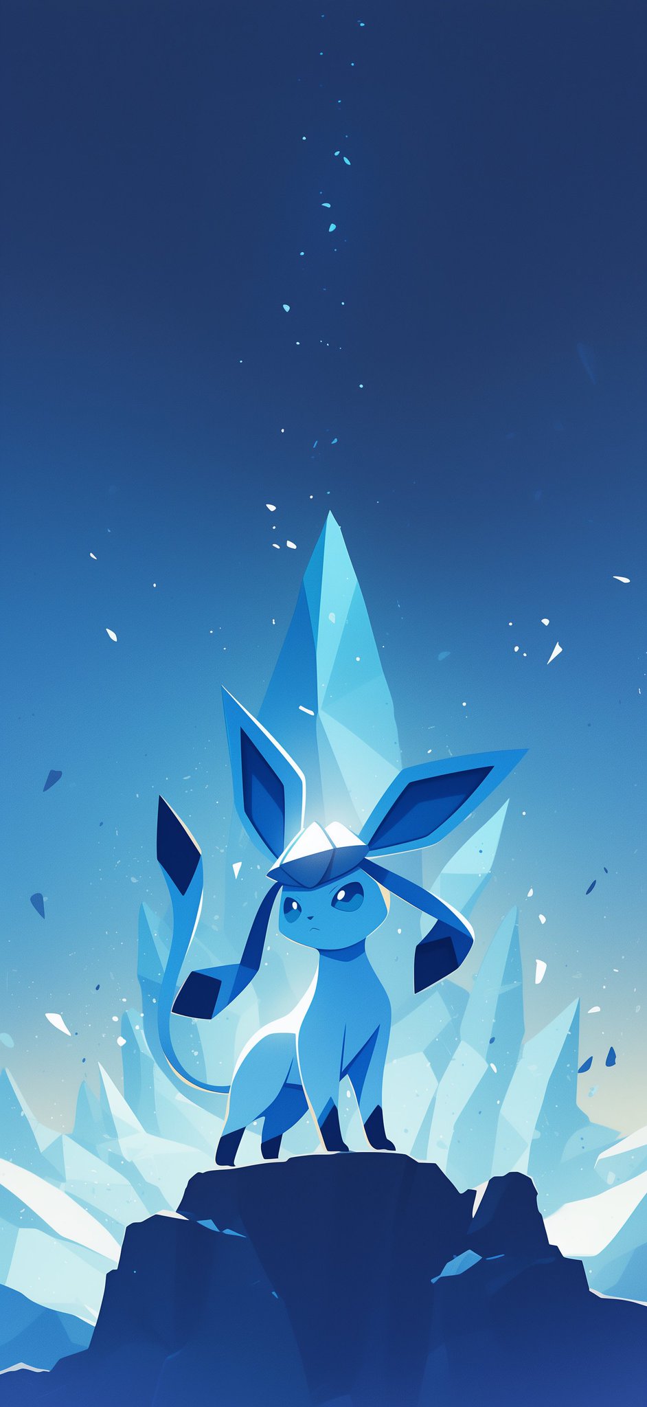 Glaceon Wallpaper By Imadrummerxd Pokemon Glaceon Wallpaper