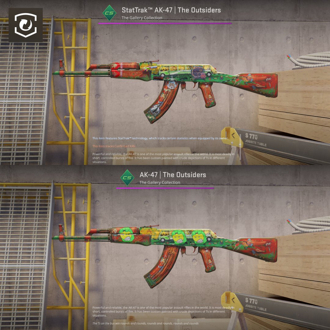 Outsiders Csgo The Greatest Stickercraft Of All Time #csgo #cs2 #cs