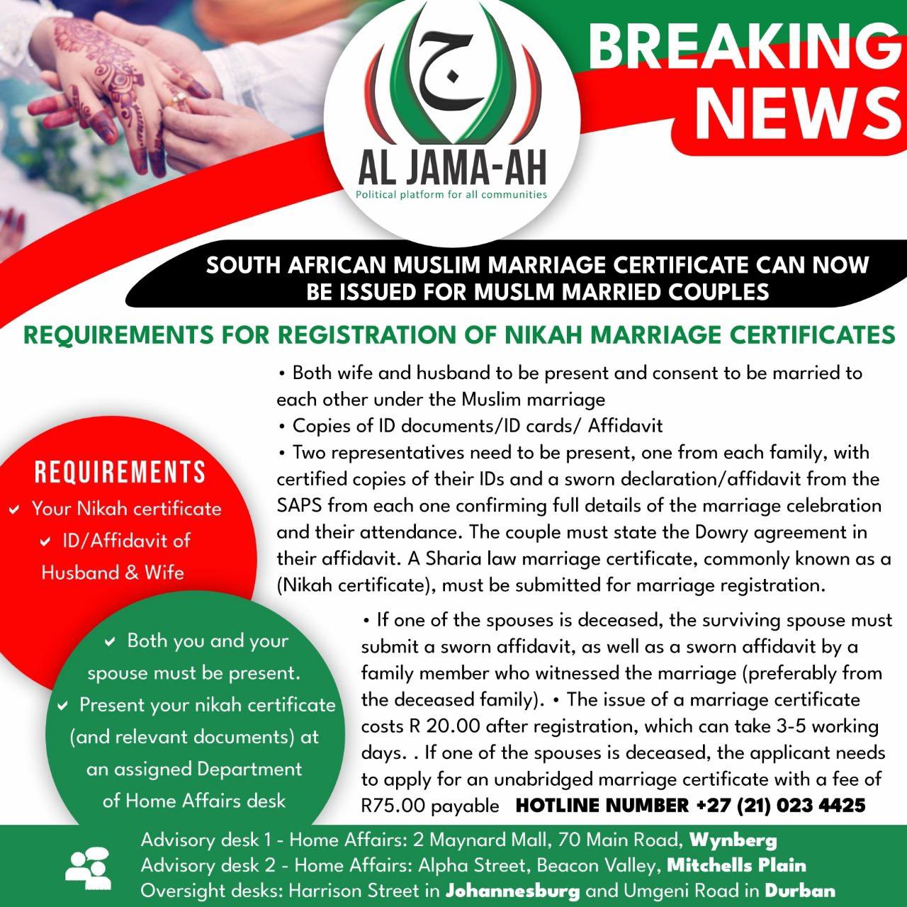 Types Of Muslim Marriages Recognition Of Muslim Marriages – Al