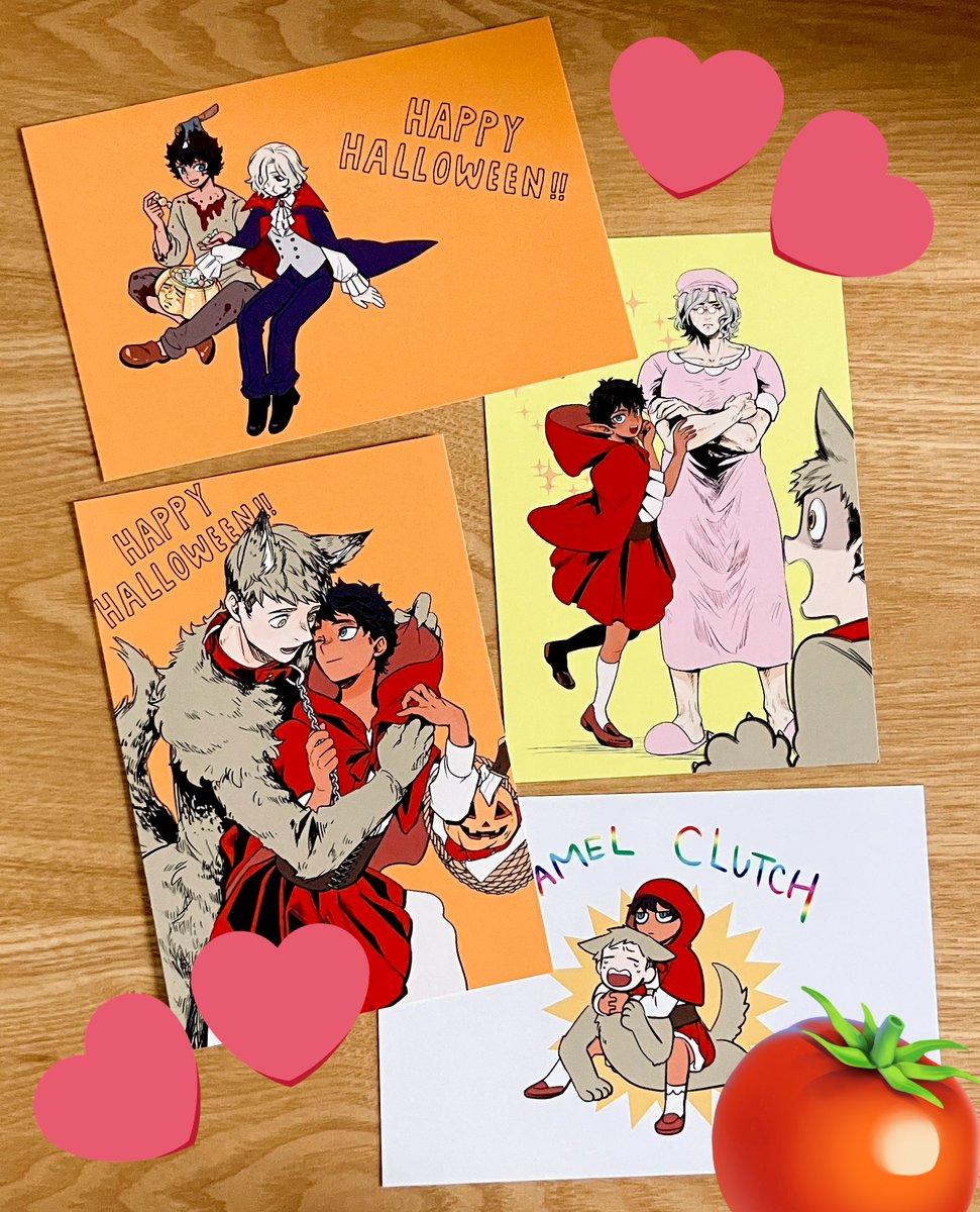 「ハロウィン🎃ポストカード届いた〜!明日のイベントで無配します! 」そば🧀🍅 5/18大阪1号館け69bの漫画