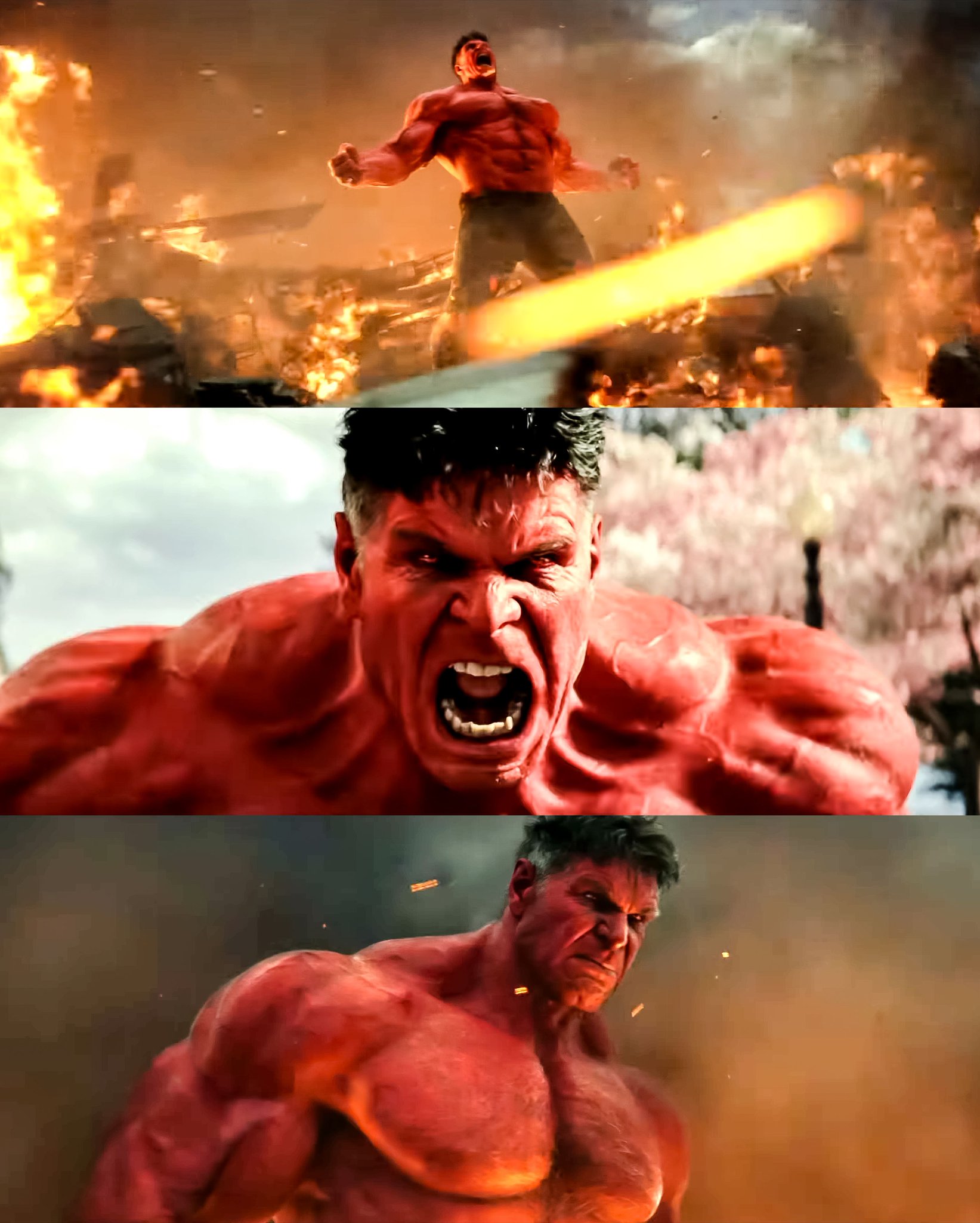 Red Hulk (Captain America Brave New World) Minecraft Skin