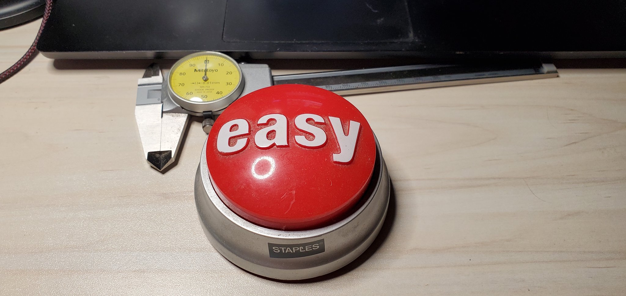 Easy Button Gif Amazon.com : Staples 606396 Easy Button : Office