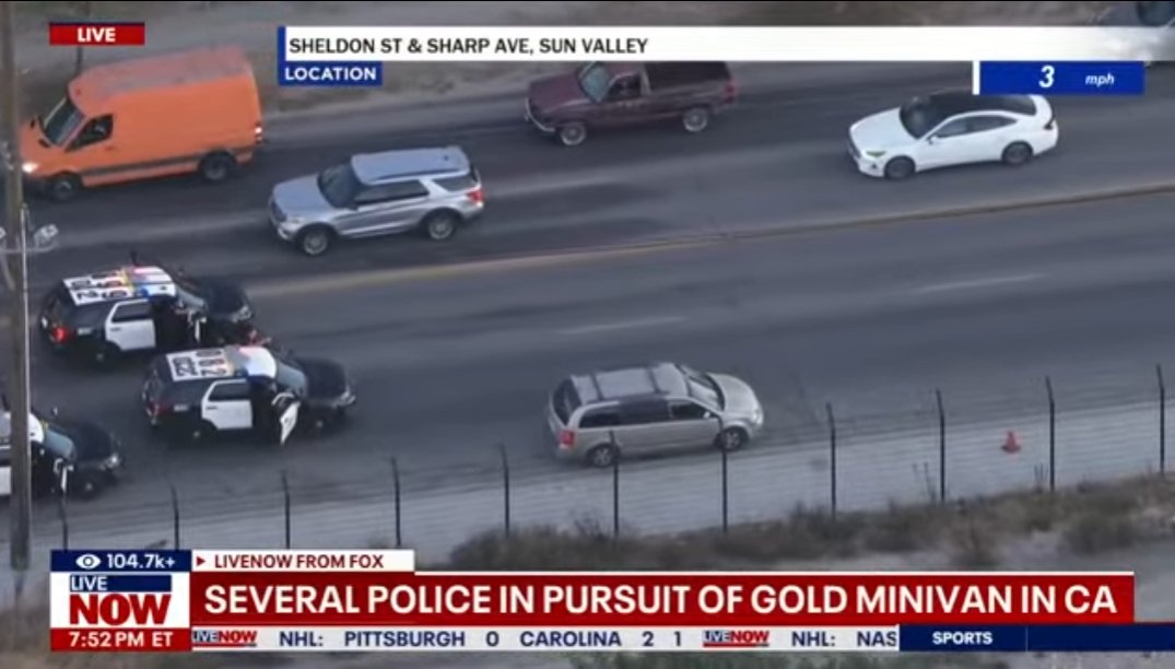 Live Car Chase Outrage At Televised Car Chase Suicide