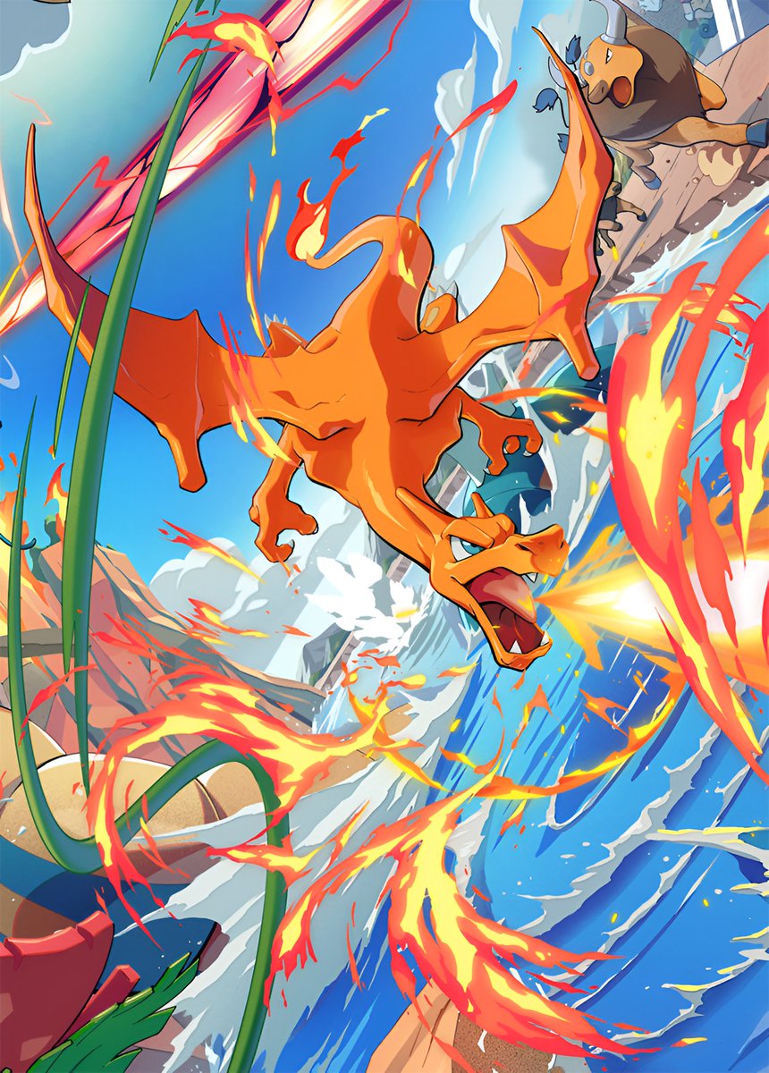 Pokemon Charizard Tapet