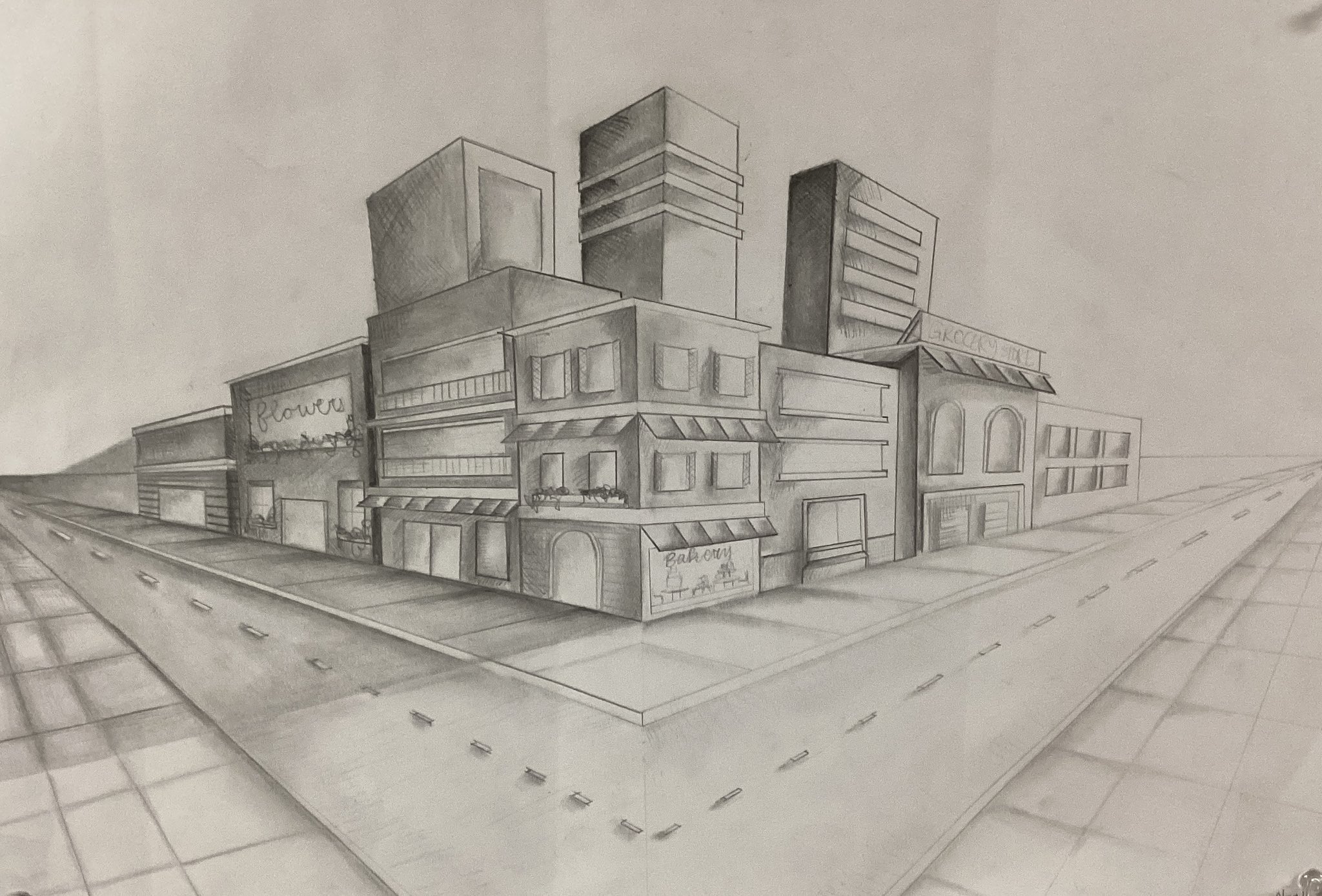 3d Perspective Street Drawings 1,200+ Neighborhood Street Perspective