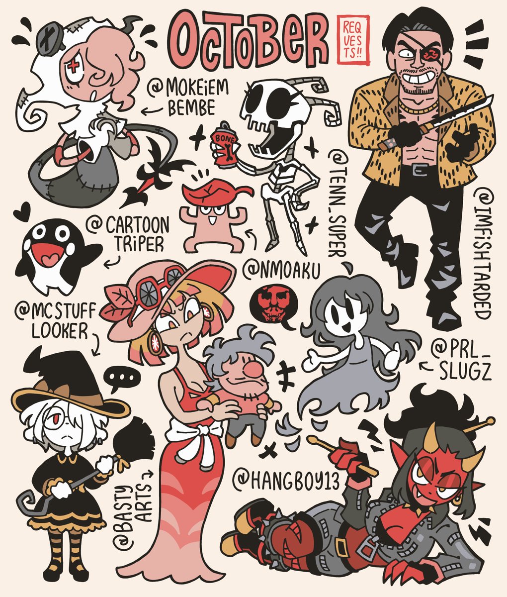 「October Doodle Requests 」Josh-S26 🍎の漫画