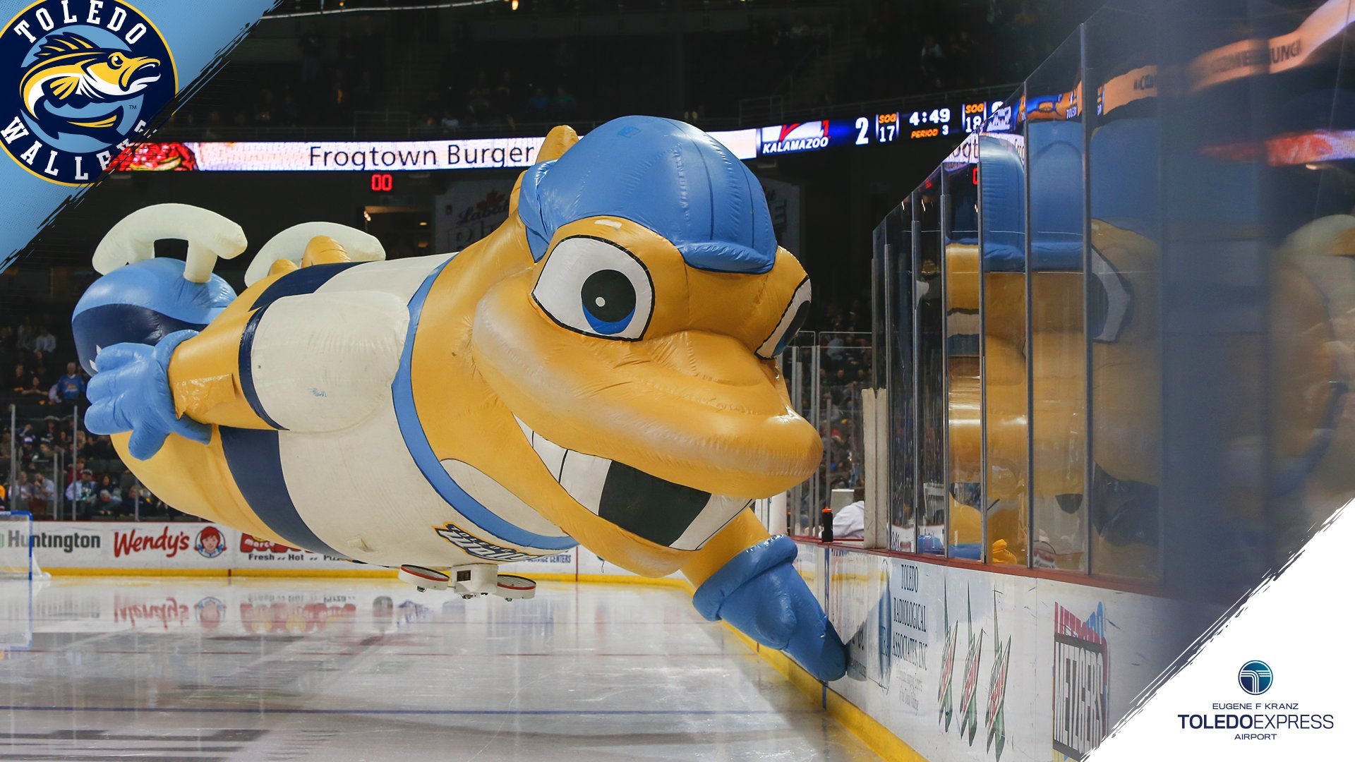 Toledo Walleye Mascot Toledo Walleye Begin Youth Reading Club | The