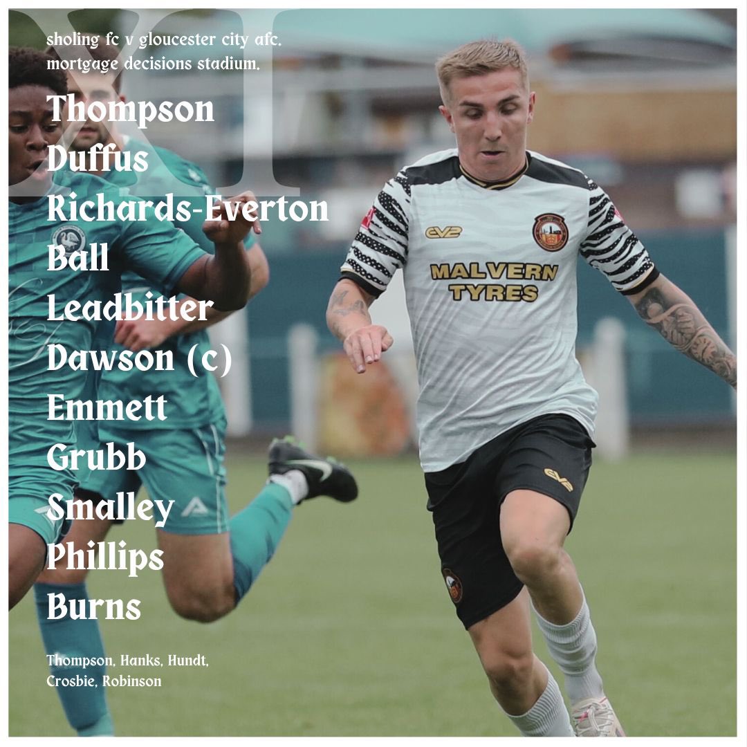 Gloucester City AFC on X Our XI in Sholing this afternoon GCAFC TigerCity https t dHS370HdcY X