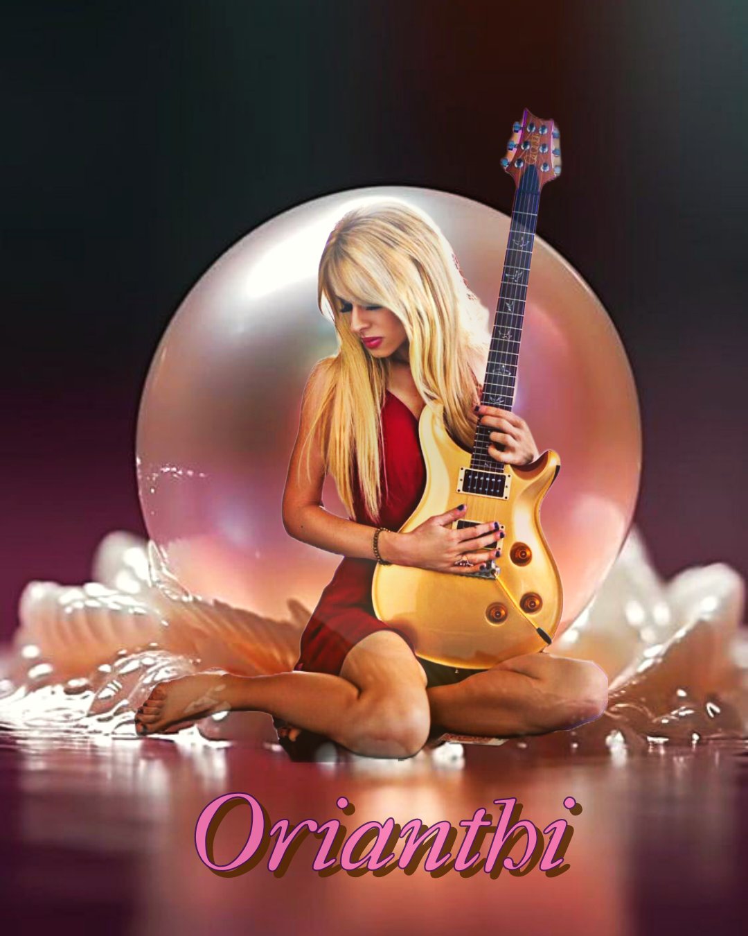 Orianthi Hot Orianthi Autographed 11x17 St. Charles, Illinois 11 18 23