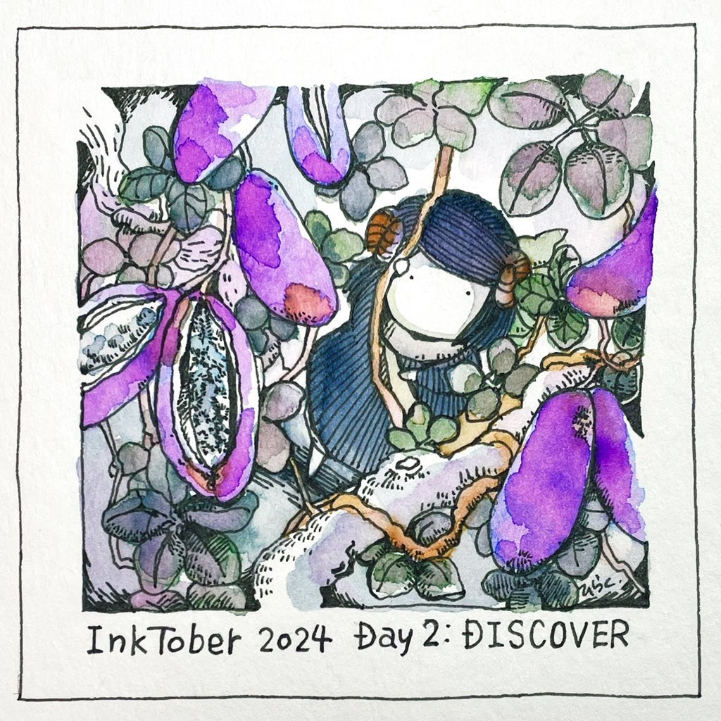 今月描いた絵を晒そう #Pavot 10月は #Inktober に参加しています。 旅を想起させるテーマが多く」ひらく🐑の漫画