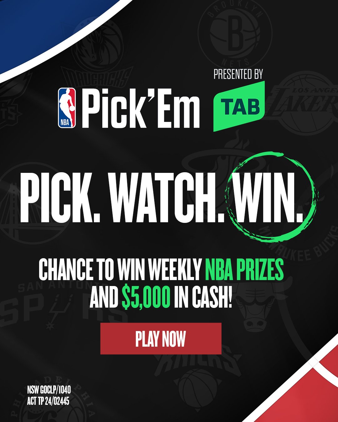 NBA Australia on X The NBA is back NBA Pick Em is back Thanks to TAB jumping into the game s a breeze. Pick your answers every day and seize your chance to win