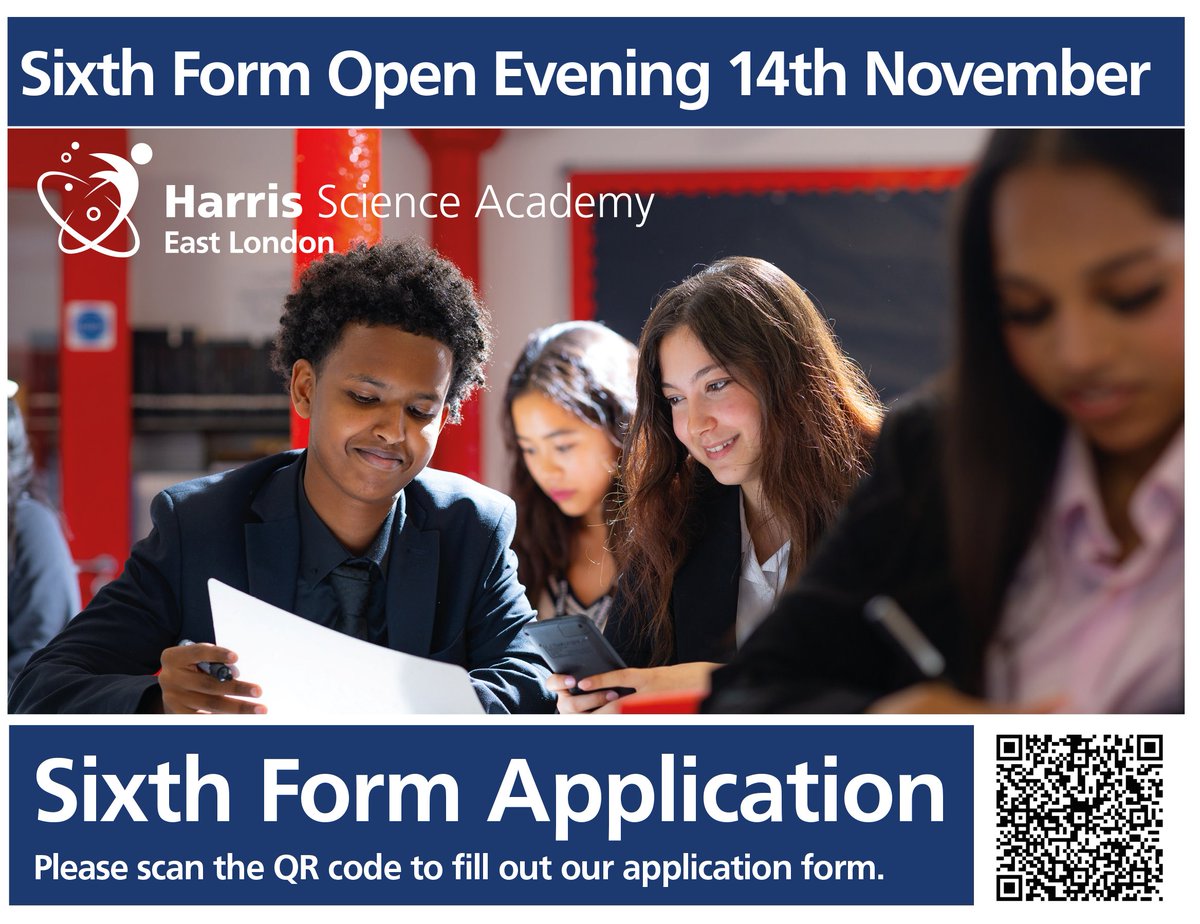 Welcome to HSAEL Sixth Form - Harris Science Academy East London