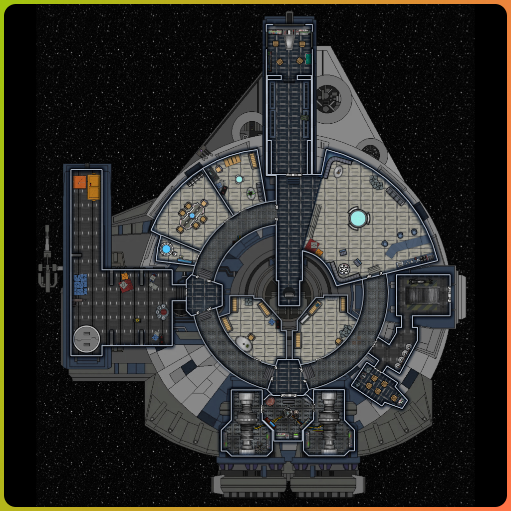 Yt 1300 Deck Plans Guia De Naves Estelares: Transporte YT 1300 Por