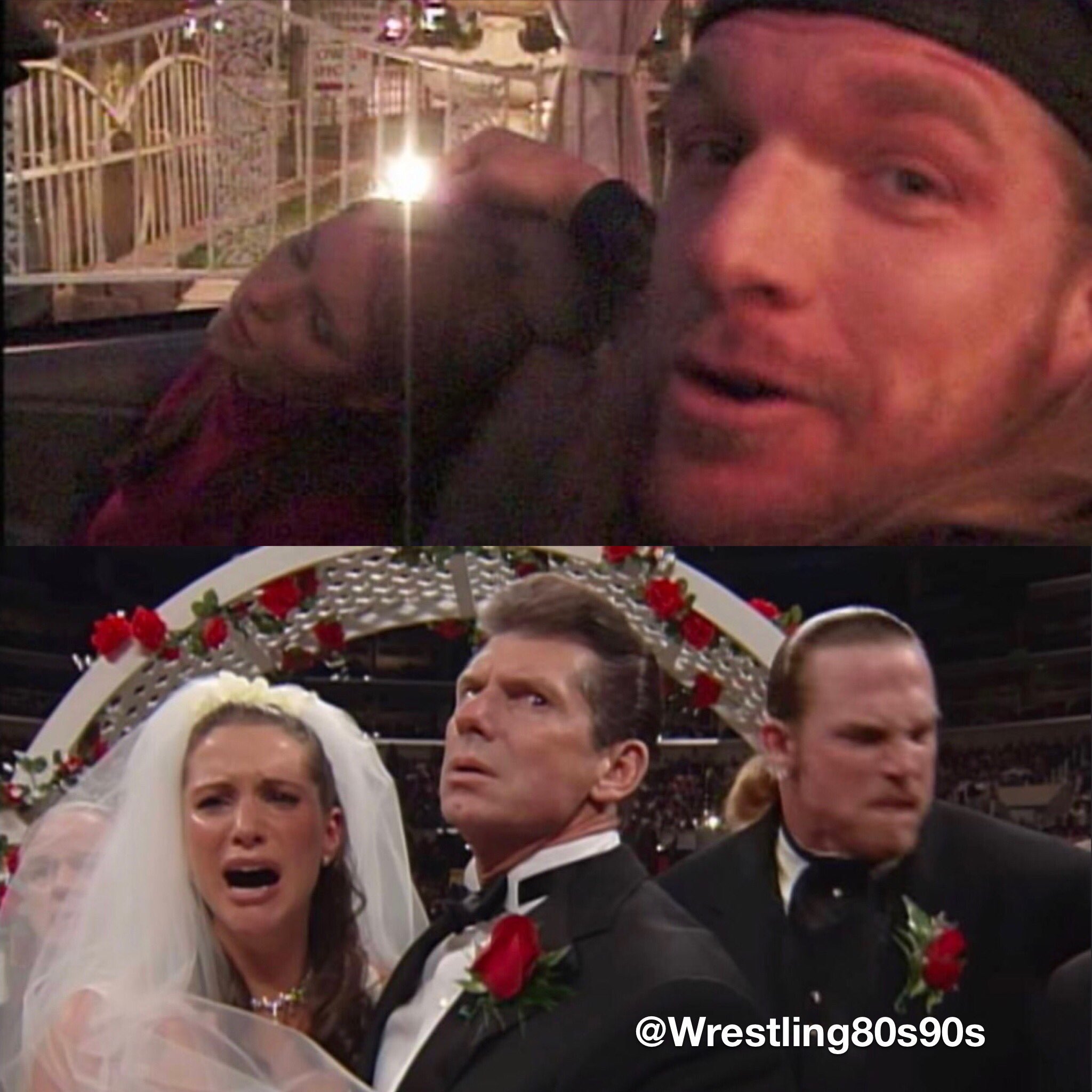 Triple H And Stephanie Mcmahon Wedding Photos Former Commentator On