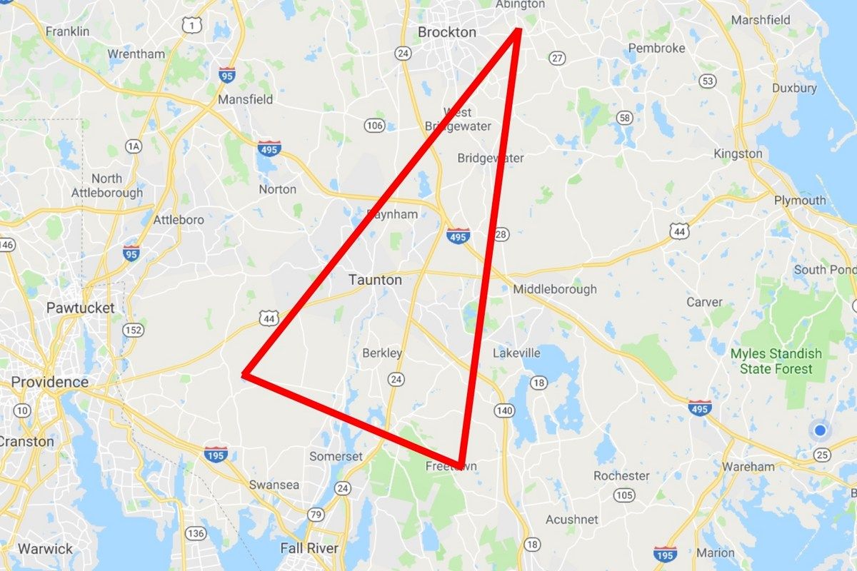Bridgewater Triangle Map