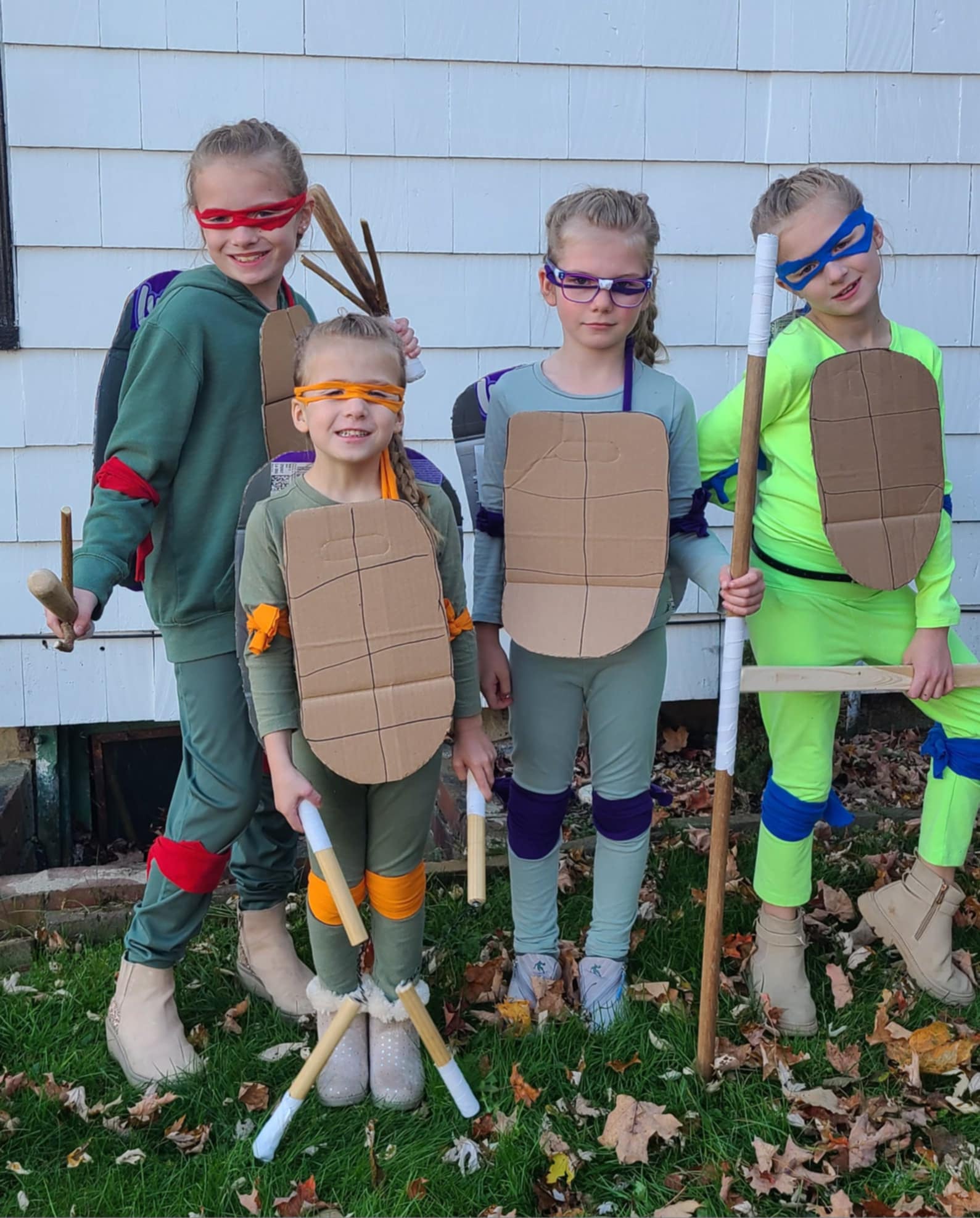 Teenage Ninja Turtle Costumes Homemade Turtle In A Half Shell!! TURTLE