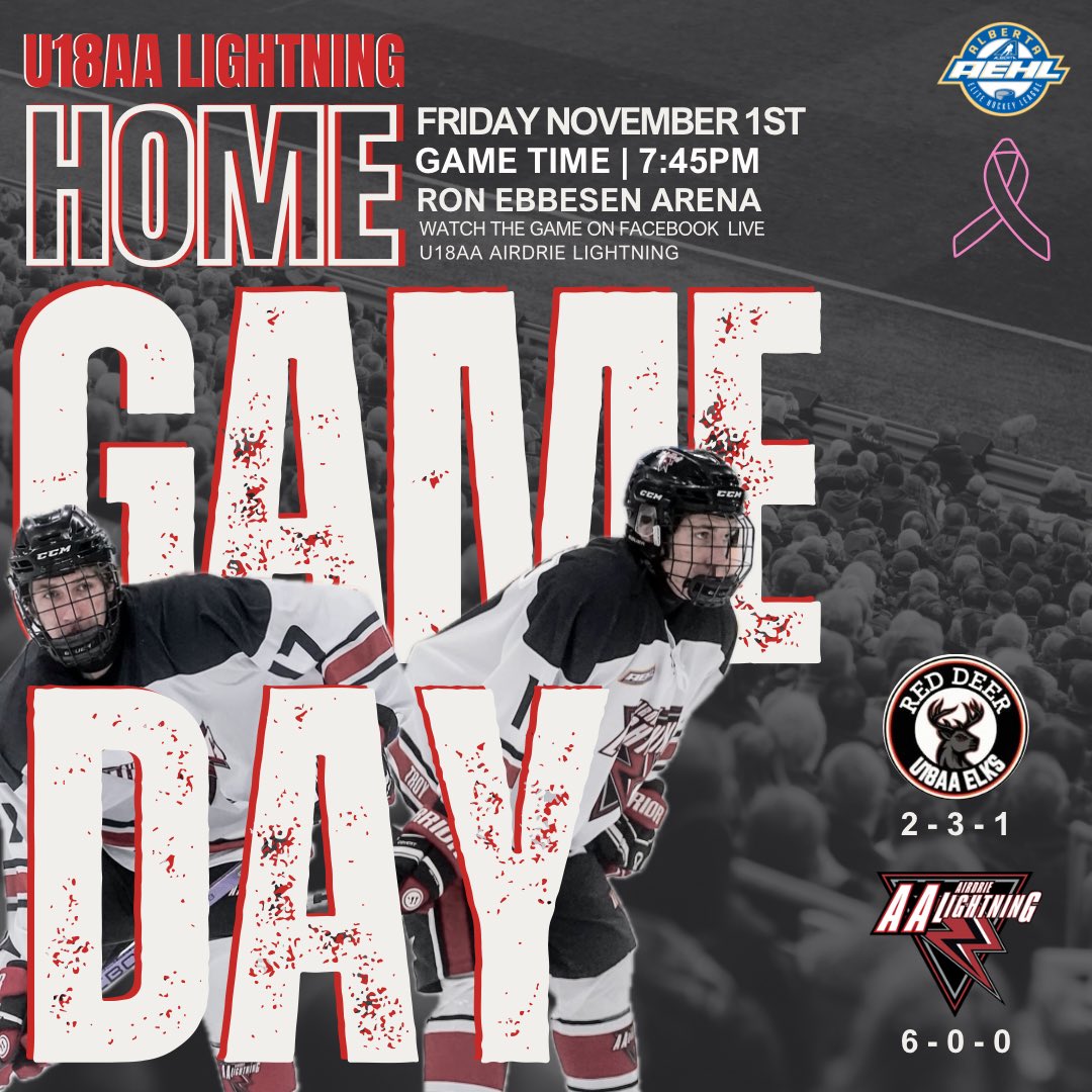 Airdrie Lightning Logo Congratulations To The Minor Hockey Atom Teams