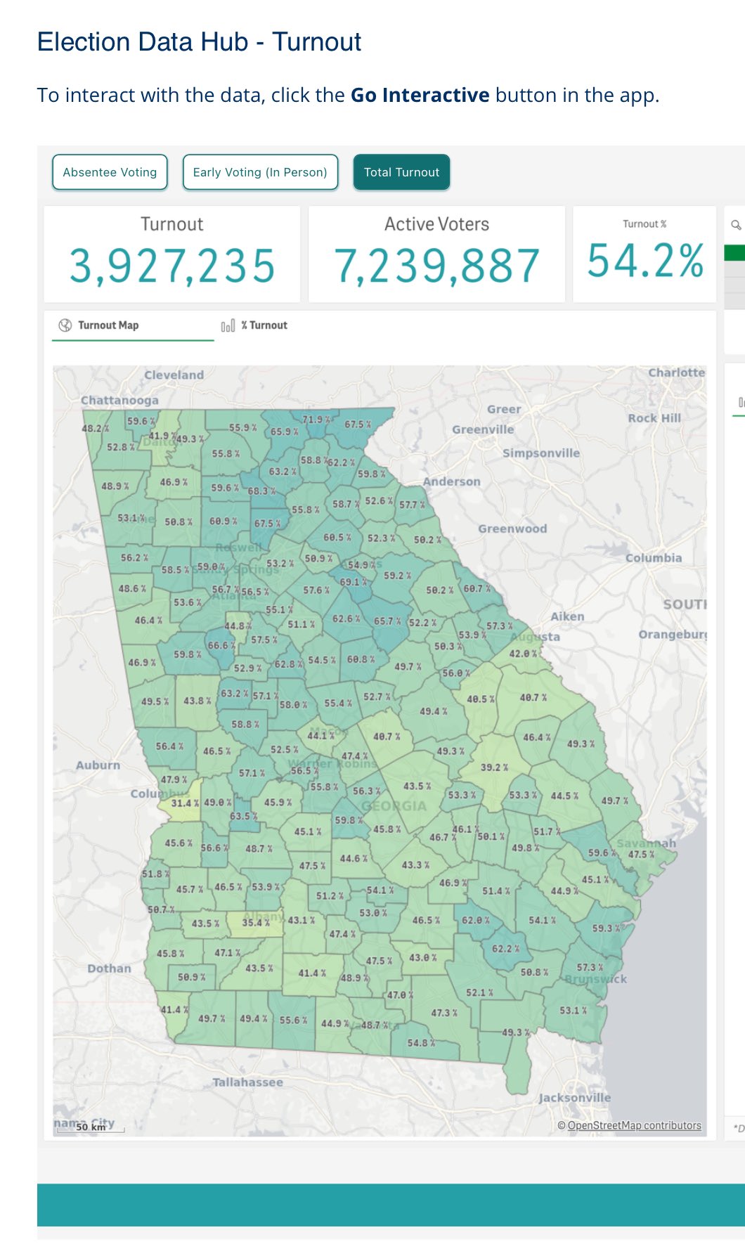 North Georgia Zip Code Map