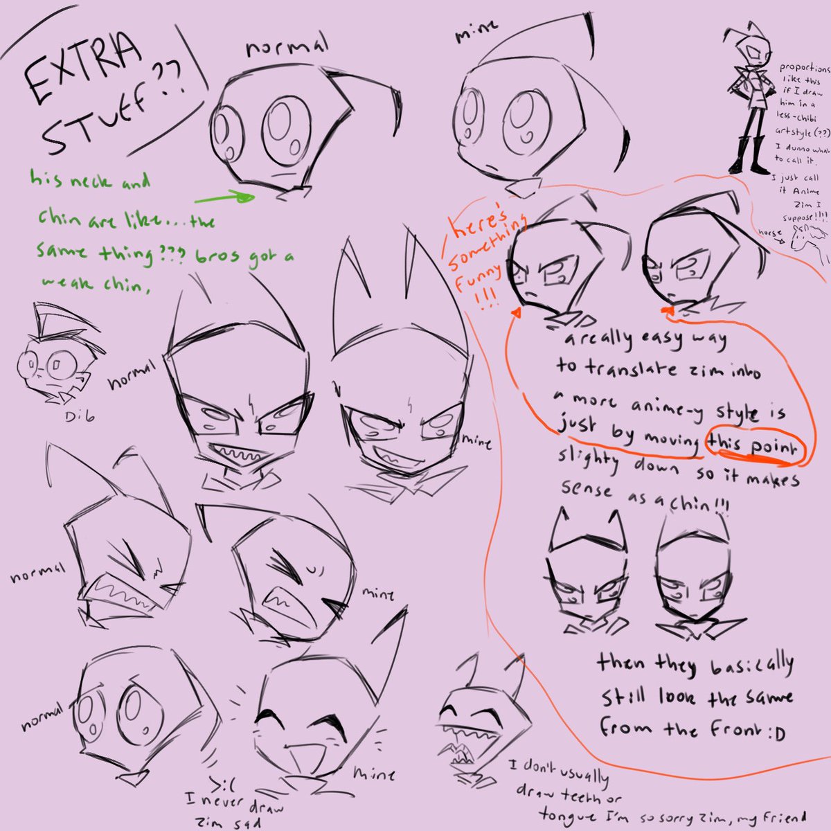 PLEASE PLEASE PLEASE DO A TUTORIAL ON HOW YOU DRAW ZIM!!!!」INVADER ...
