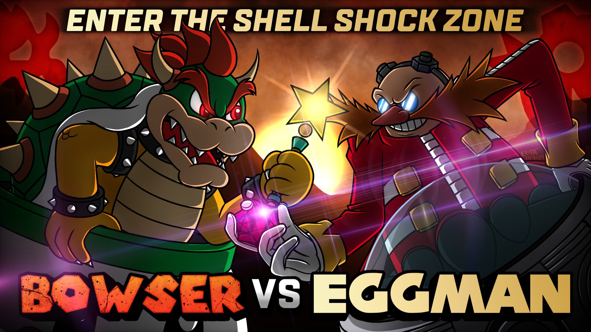 Bowser Vs Dr Eggman