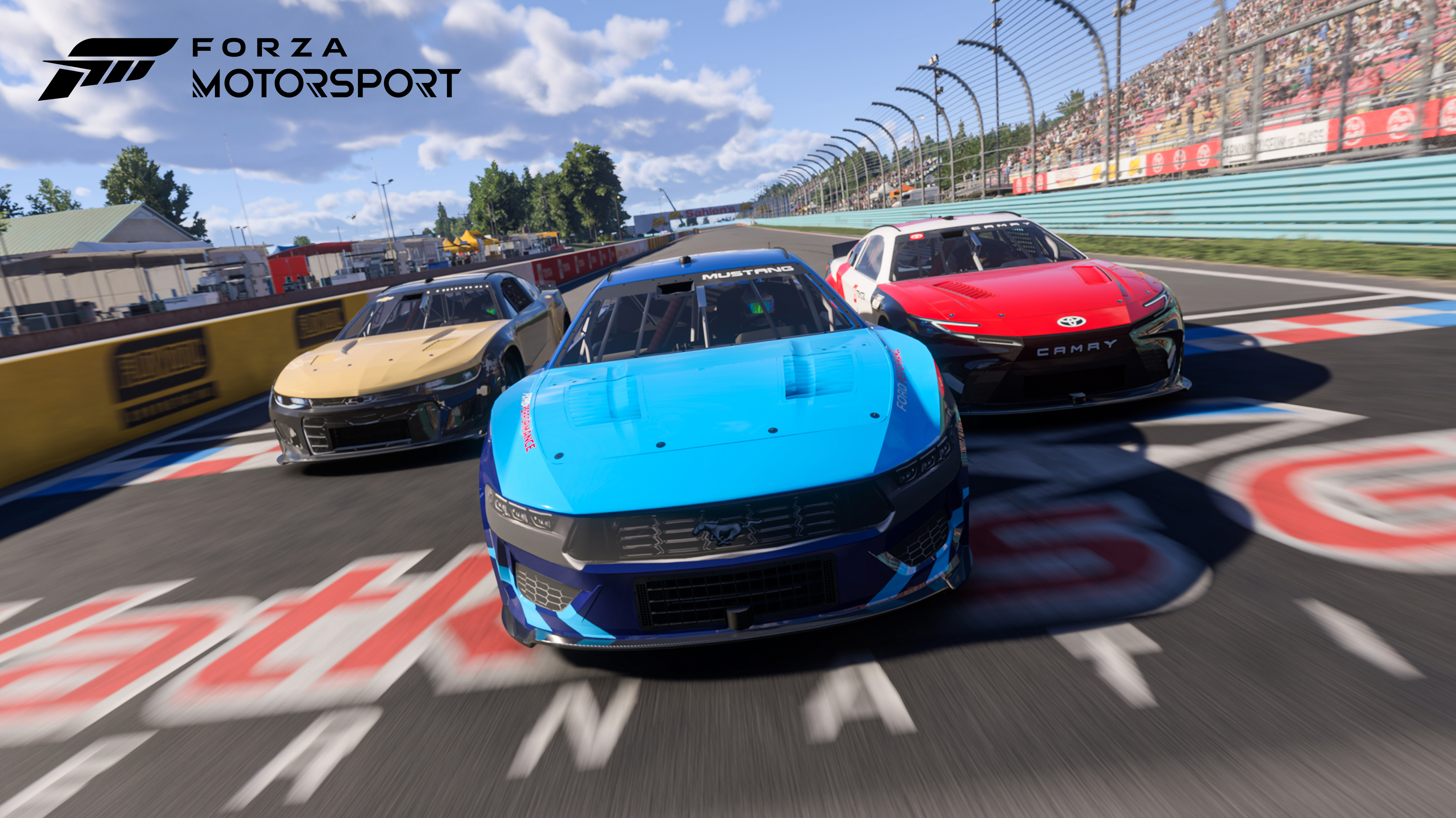 Forza Motorsport on X NASCAR is back in ForzaMotorsport Compete with 2024 Next Gen NASCAR vehicles in the American Thunder Tour and in Featured Multiplayer. Plus there is a new advanced ghosting