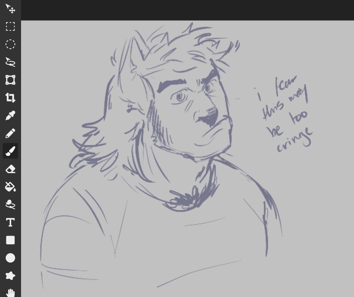 「itty bitty werewolf stan for u while i finish stuff #gravity」modの漫画