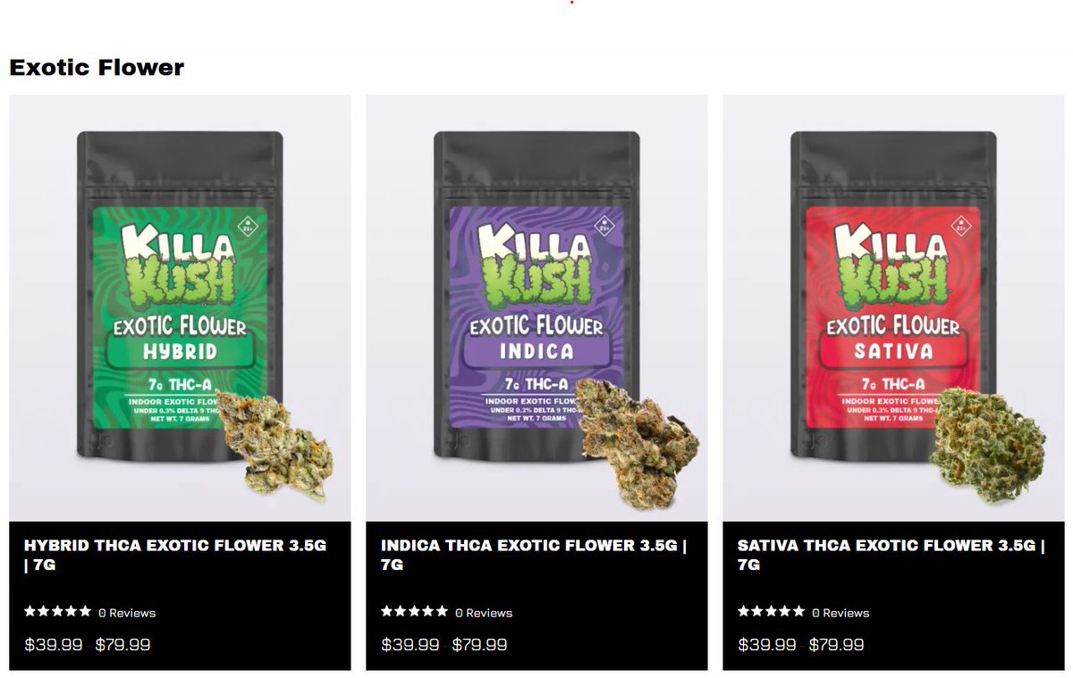Cannabis Store - Buy Delta 9 THC Online | KillaKush